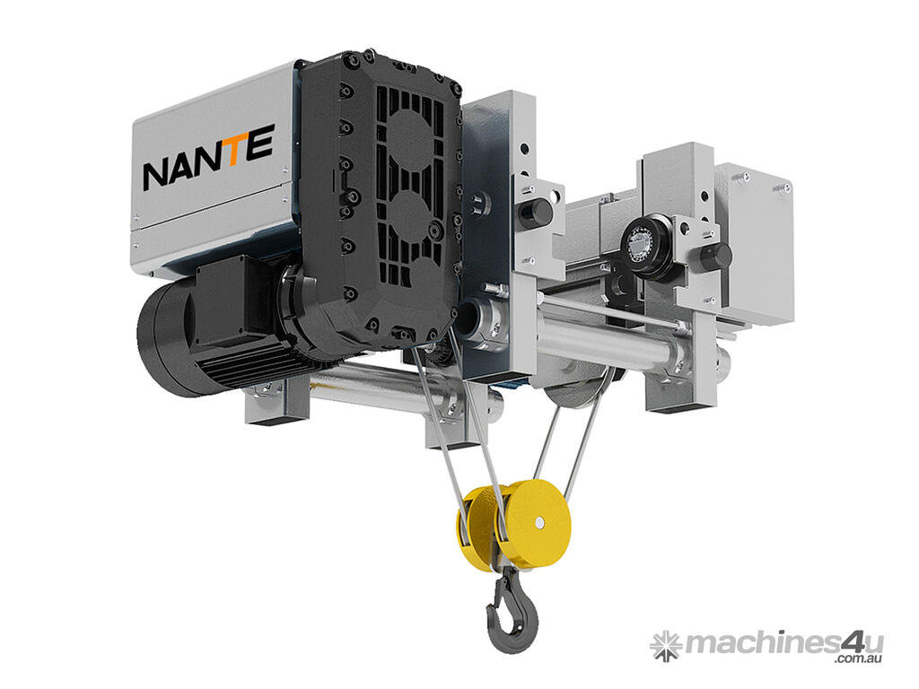 Nante NHA Series Wire Rope 10T Hoist & Trolley Australia